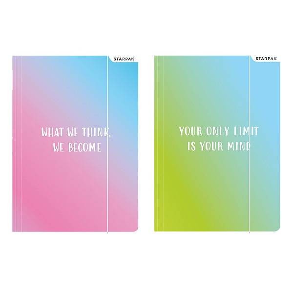Starpak gumis mappa A/4-es Ombre - kétféle - Iskolatáskawebshop