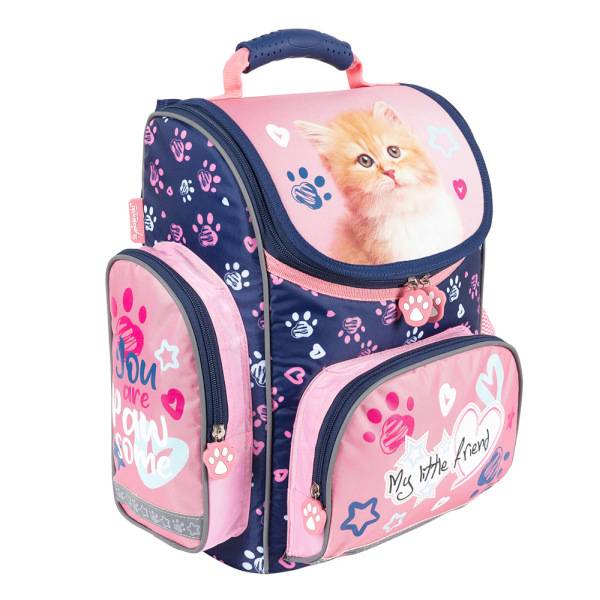 My Little Friend ergonomikus cicás iskolatáska SZETT - Ginger Kitty - Iskolatáskawebshop